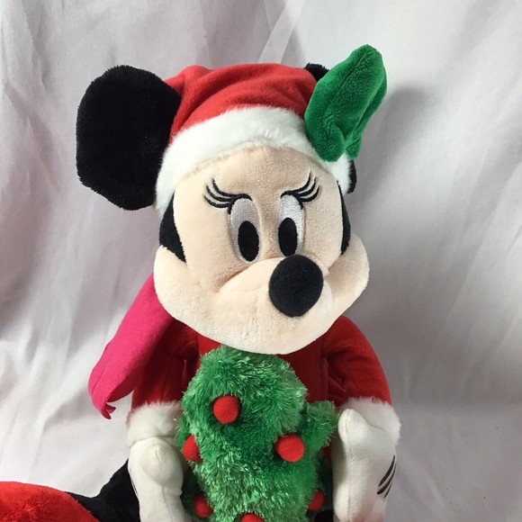 Disney | Holiday | Minnie Mouse Animated Plush Sings Wish You Merry ...